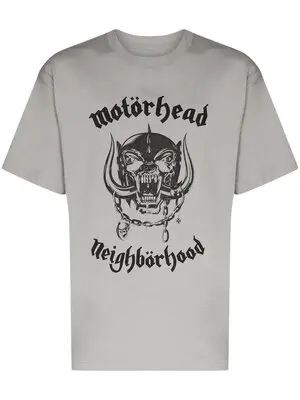 NEIGHBORHOOD X Motörhead Slogan-print T-shirt - Grey