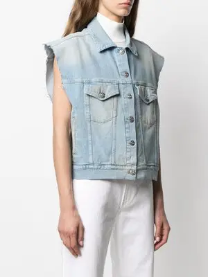 3x1 Sleeveless Denim Jacket
