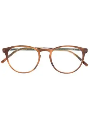 Mykita Nukka Round Frame Glasses - Brown