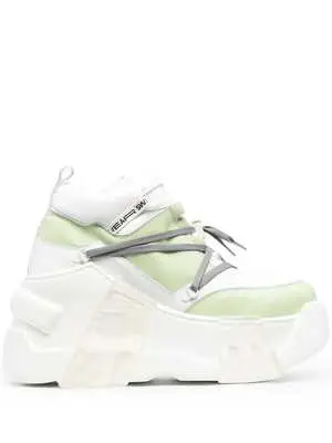 Swear London Amazon Platform Boots - Green