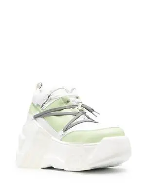 Swear London Amazon Platform Boots - Green