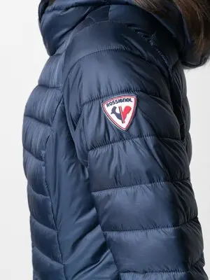 Rossignol Lightweight Hooded Puffer Jacket - Blue