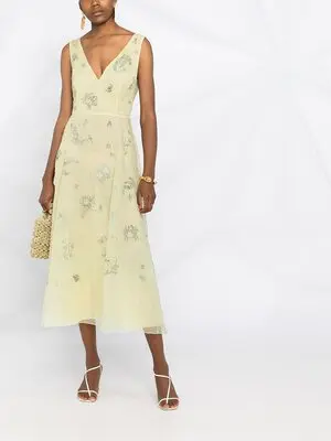 Emilio Pucci Capri Print A-line Midi Dress