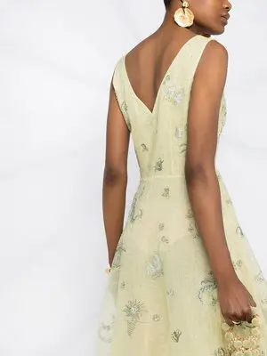 Emilio Pucci Capri Print A-line Midi Dress