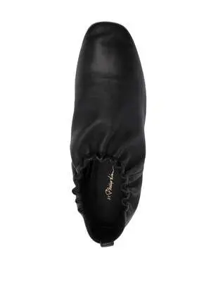 3.1 Phillip Lim Ruched-details Leather Slippers