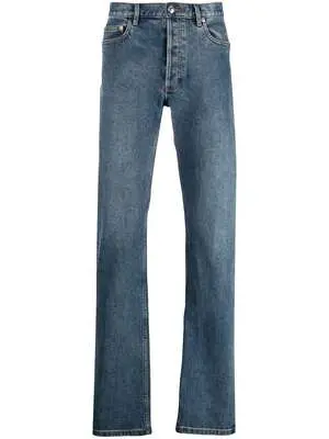 A.p.c. Mid-rise Straight-leg Jeans - Blue