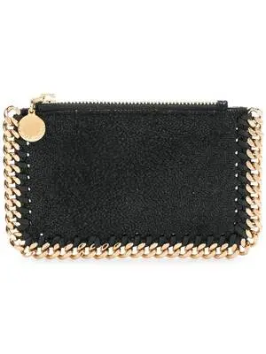 Stella McCartney Falabella Zip Cardholder - Black