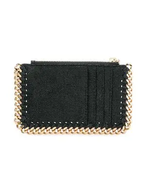 Stella McCartney Falabella Zip Cardholder - Black