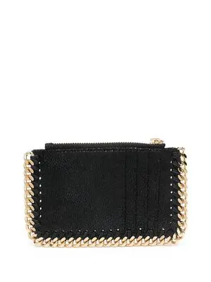 Stella McCartney Falabella Zip Cardholder - Black