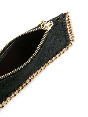 Stella McCartney Falabella Zip Cardholder - Black