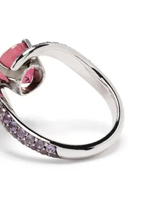 SHAUN LEANE 18kt White Gold Aurora Ring