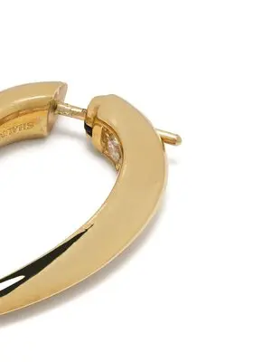 SHAUN LEANE 18kt Yellow Hook Diamond Earrings - Gold