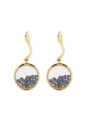 AURÉLIE BIDERMANN 18kt Yellow Sapphire Drop Earrings - Gold