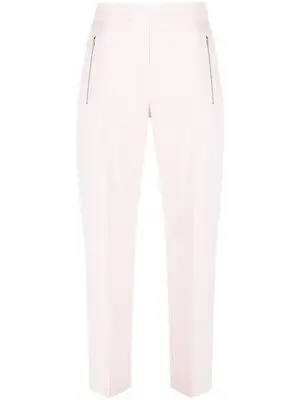 Stella McCartney Wool/cotton Blend Tapered Leg Trousers