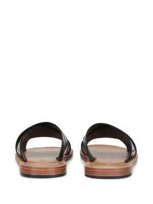 Dolce & Gabbana Pantheon Leather Sandals