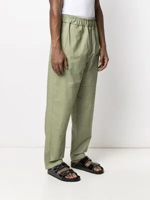 JIL SANDER Elasticated Cotton Trousers
