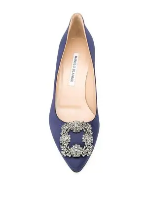Manolo Blahnik 50mm Hangisi Pumps