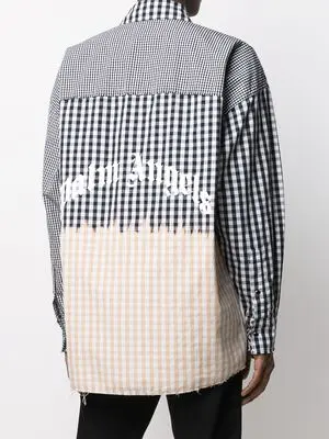 Palm Angels Check-pattern Long-sleeve Shirt