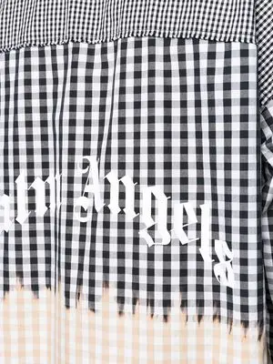 Palm Angels Check-pattern Long-sleeve Shirt