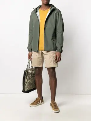 Woolrich Logo-patch Zip-up Hooded Jacket