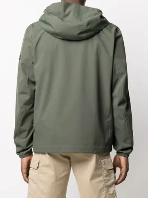 Woolrich Logo-patch Zip-up Hooded Jacket