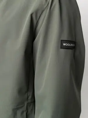 Woolrich Logo-patch Zip-up Hooded Jacket
