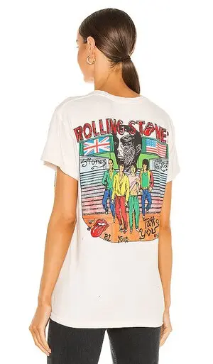 MadeWorn The Rolling Stones 1981 Tour Tee - Off White