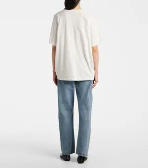 TOTEME Oversized Cotton Jersey T-shirt - White