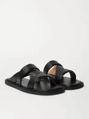 Bottega Veneta Leather Slides