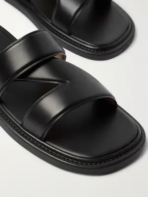 Bottega Veneta Leather Slides