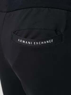 Armani Exchange Logo-print Track Pants - Blue