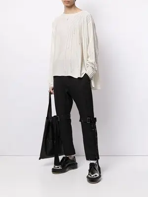 SULVAM Buckle-embellished Trousers