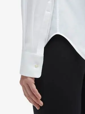 Wardrobe.NYC Long-sleeve Cotton Shirt - White
