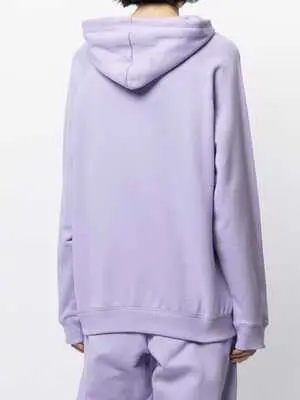 Être Cécile Logo Print Hoodie - Purple