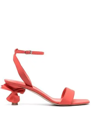 LE SILLA Candy Bow Leather Sandals