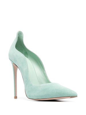 LE SILLA 120mm Ivy Crystal-embellished Leather Pumps