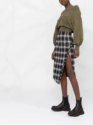 Palm Angels Off-shoulder Sweatshirt With Puff Sleeves