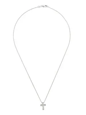 Dsquared2 Crystal Embellished Cross Pendant Necklace