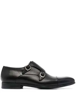 Magnanni Calf Leather Monk Shoes