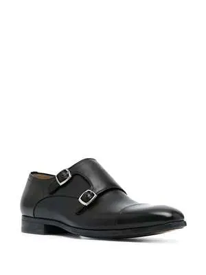 Magnanni Calf Leather Monk Shoes