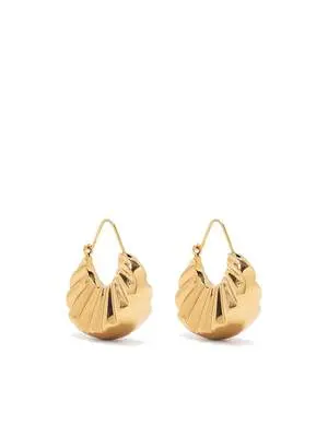 PATOU Hammered Effect Earrings