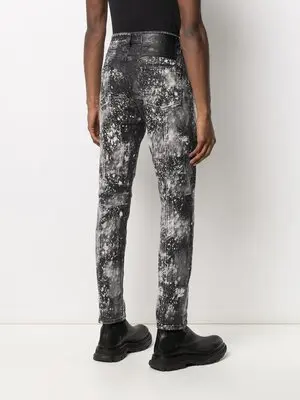 DIESEL® D-strukt Paint Treated Slim-fit Jeans
