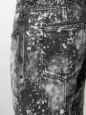 DIESEL® D-strukt Paint Treated Slim-fit Jeans