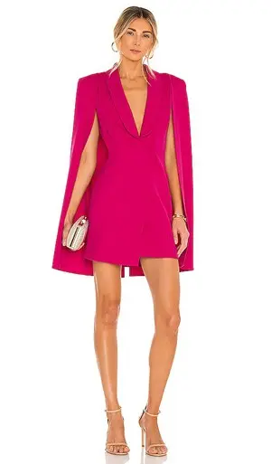 Katie May Boss Lady Dress - Pink Peacock