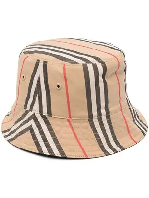 Burberry Vintage Check Bucket Hat - Neutrals