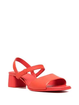 Camper Katie Ankle Strap Sandals - Red