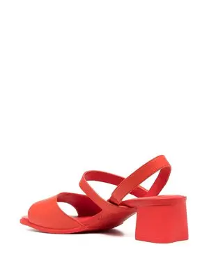 Camper Katie Ankle Strap Sandals - Red