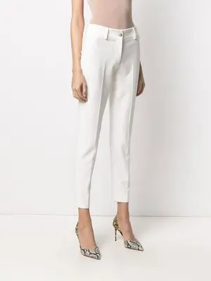 Philipp Plein Cady Slim-fit Trousers - White