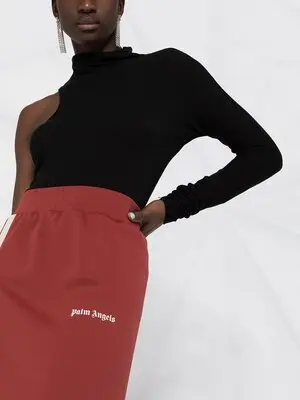 Palm Angels Side-stripe Logo-pint Skirt