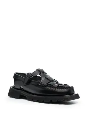 Hereu Cranc Sport Slingback Loafers - Black
